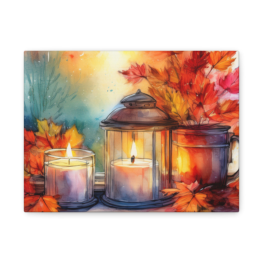 Canvas Wall Art - Candlelight Lantern – Kjuut Design